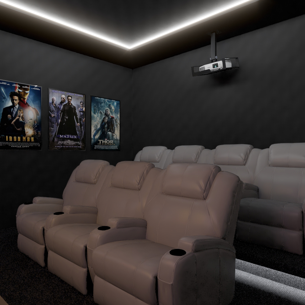 Salas de Cine en Casa | Diseño Acústico y Muebles a Medida